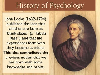 Introduction to Psych - History | PDF