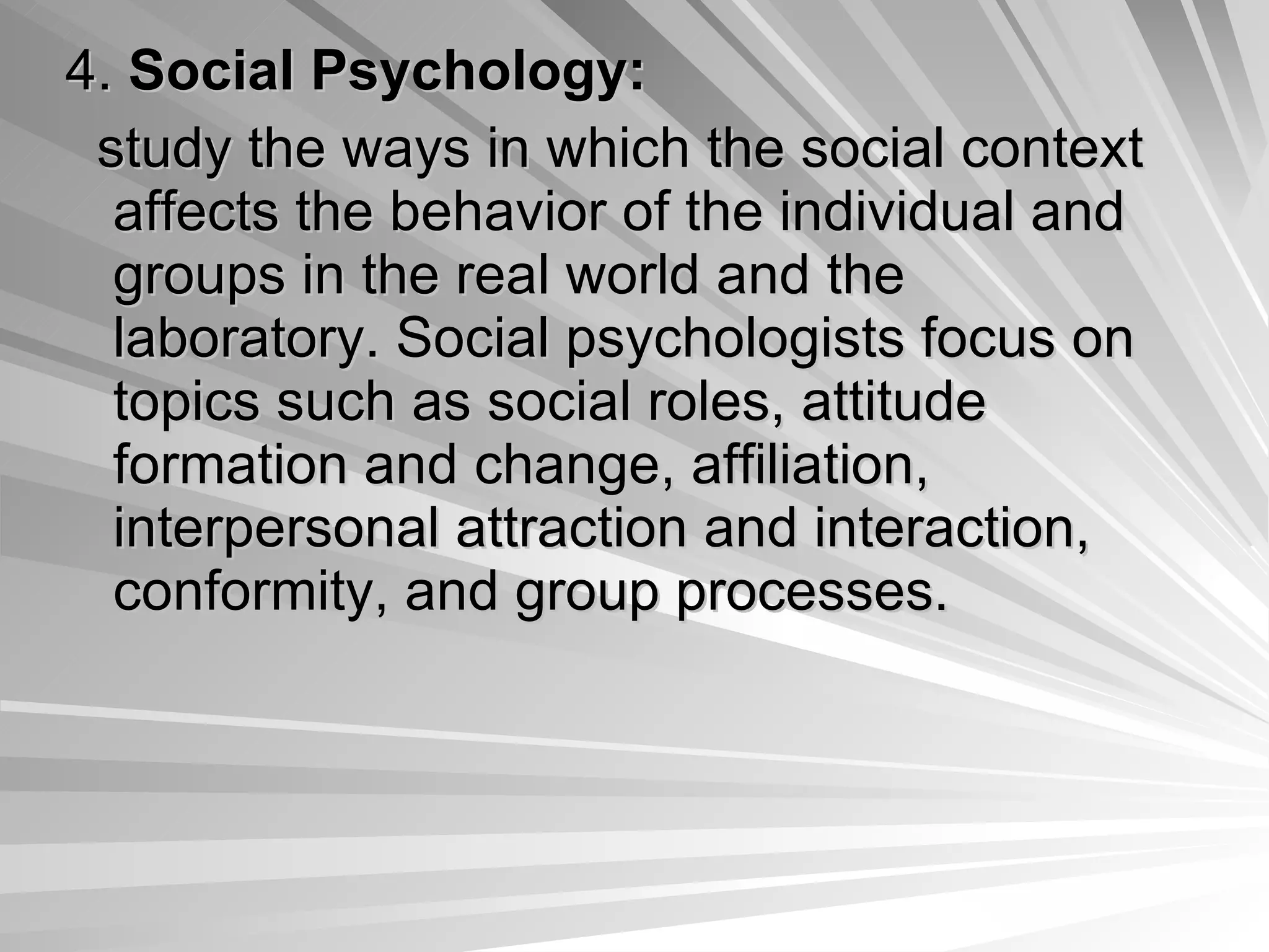 Introduction to psychology | PPT