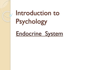 Introduction to psychology | PPT