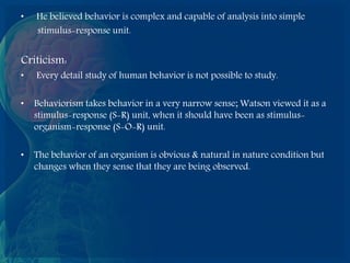 Introduction to psychology | PPTX