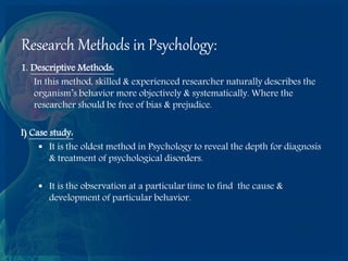 Introduction to psychology | PPTX