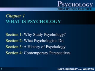 Introduction to psychology | PPT