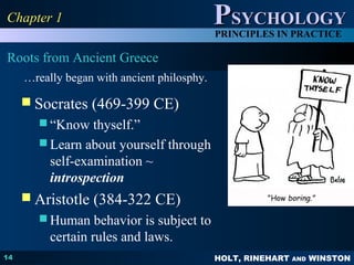 Introduction to psychology | PPT