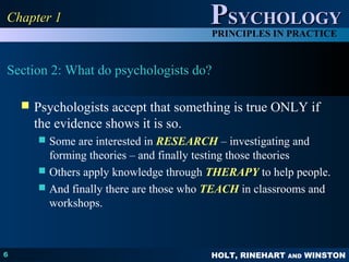 Introduction to psychology | PPT