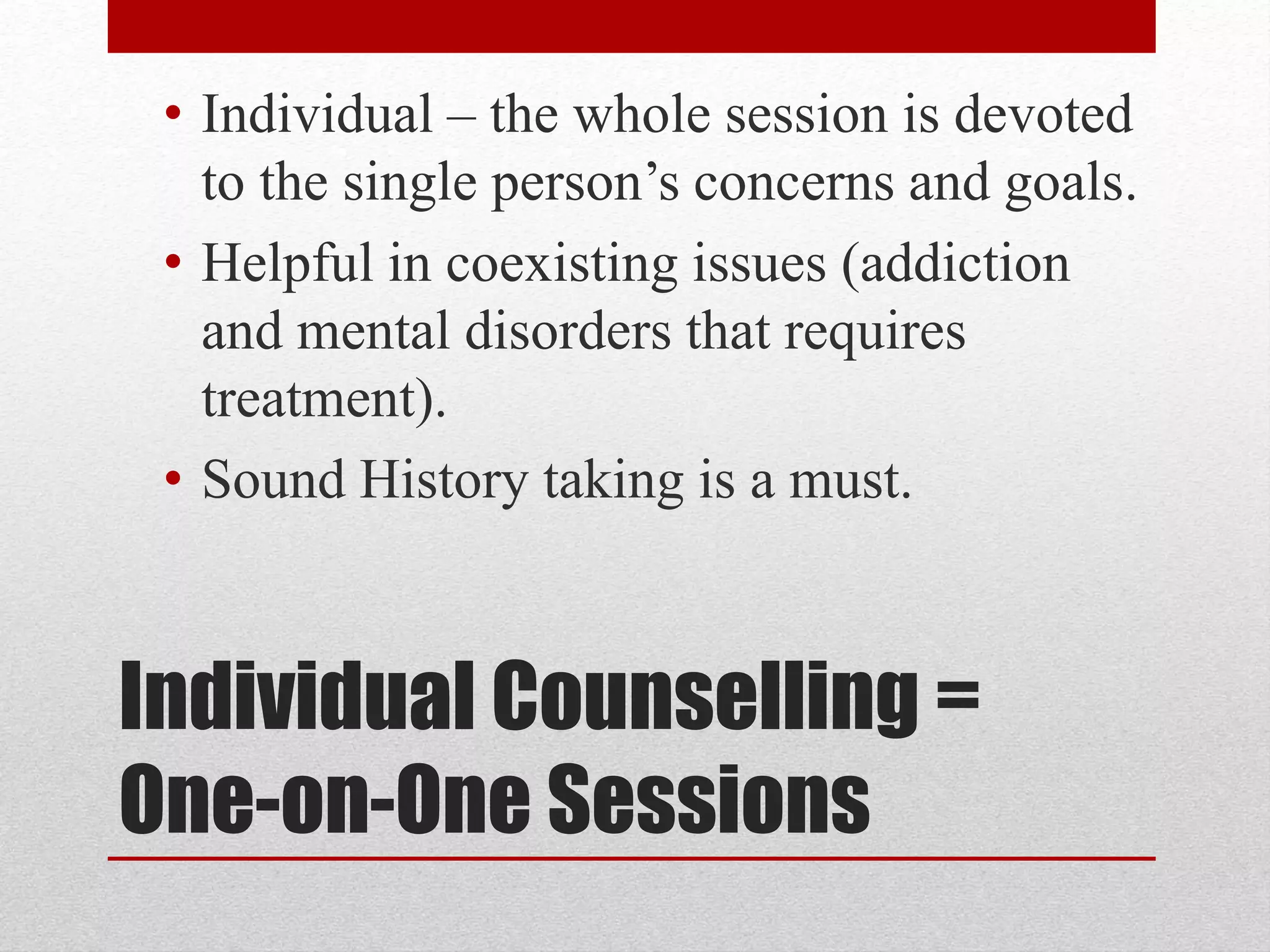Introduction to Counselling | PPTX