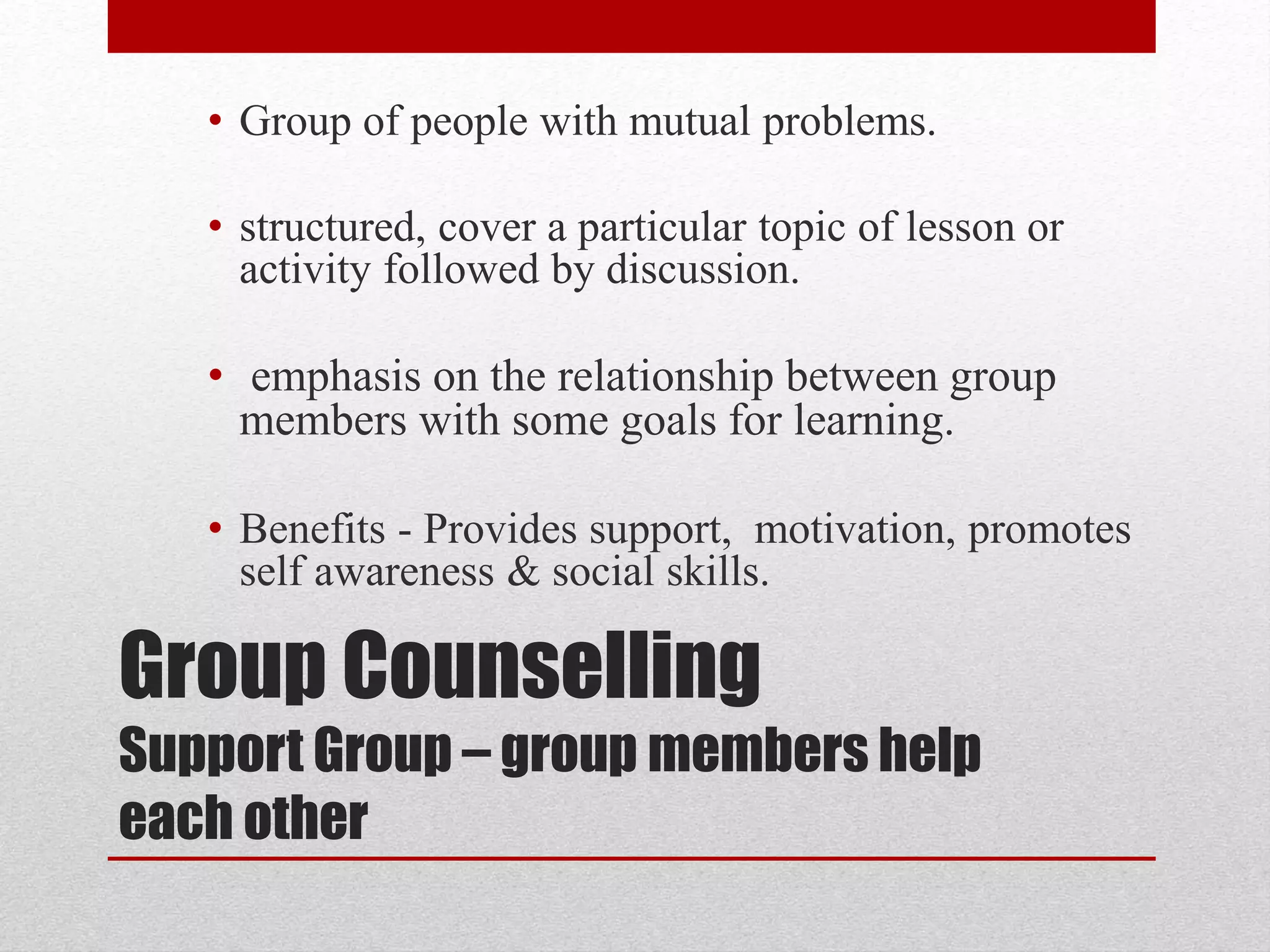 Introduction to Counselling | PPTX