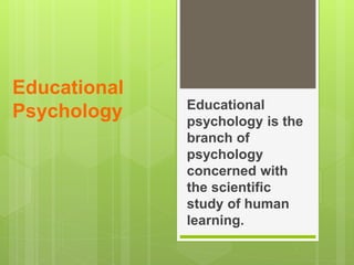 Introduction to psychology | PPT