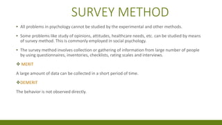 Introduction to psychology | PPT