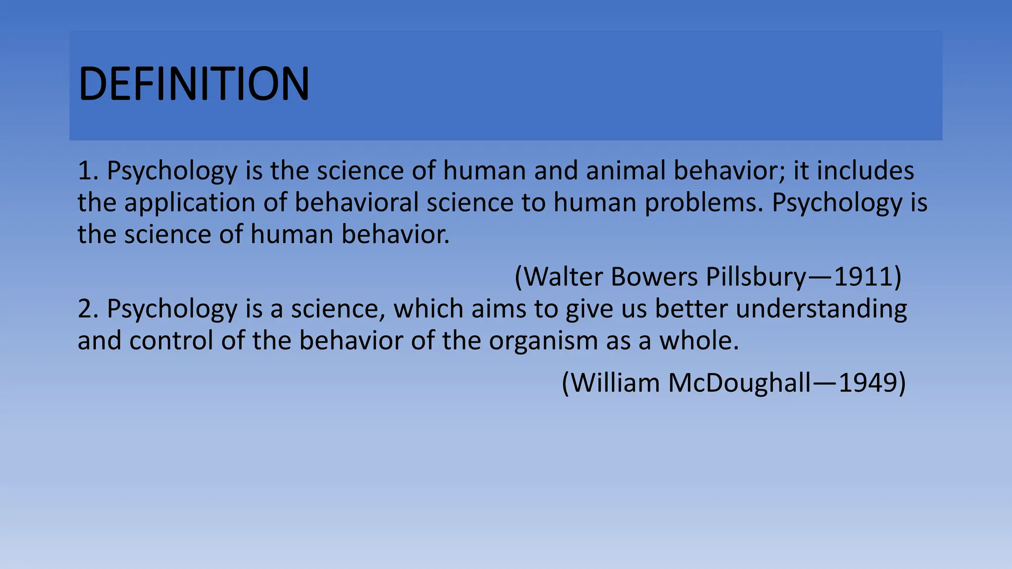 INTRODUCTION TO PSYCHOLOGY and its branches | PDF