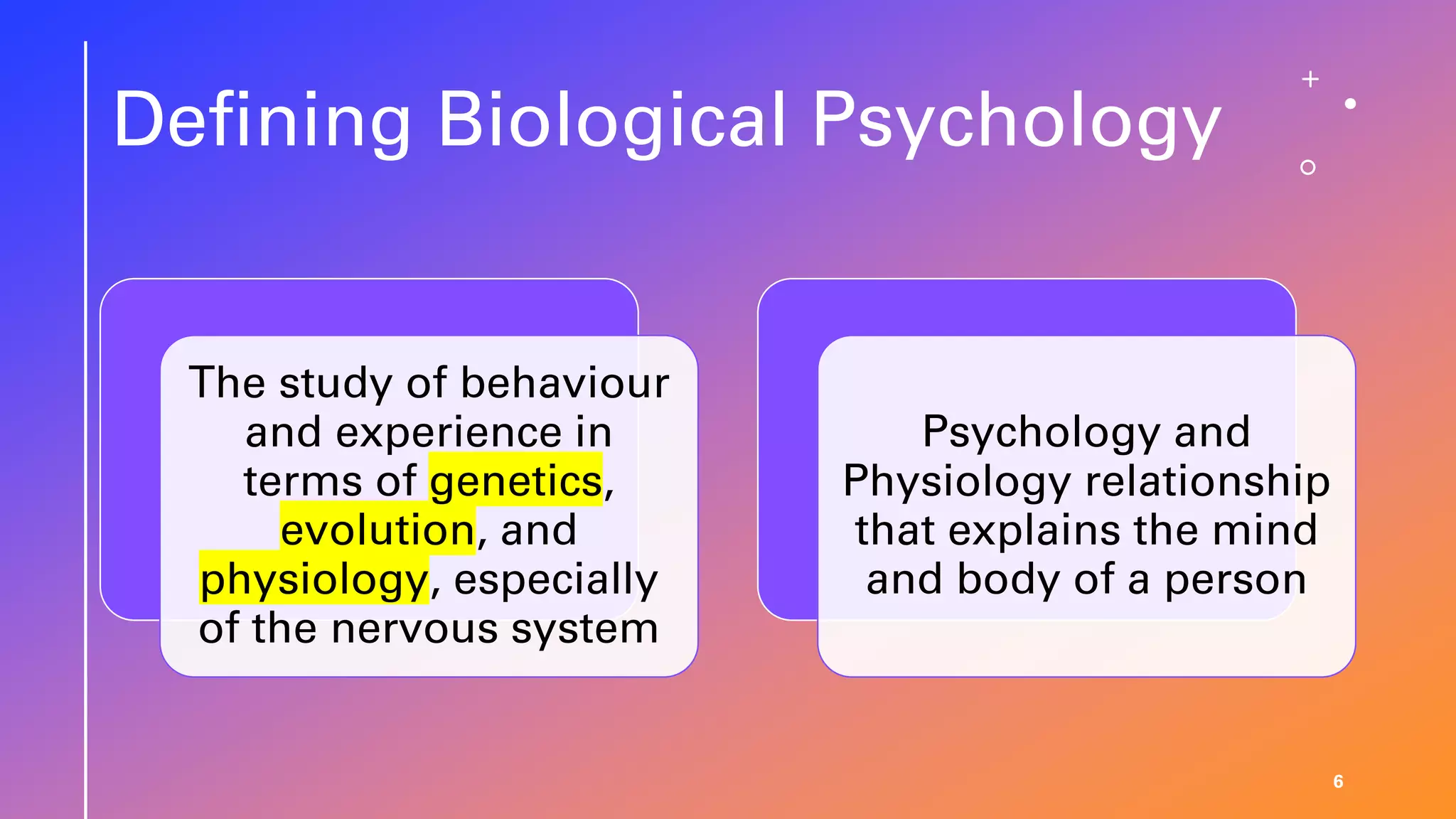 Introduction to Psychology - Topic 2 - Biological Psychology | PDF