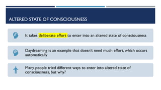 Introduction to Psychology - Topic 4 - Consciousness | PDF