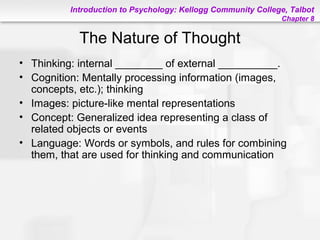 Introduction to psychology ch 8 | PPT