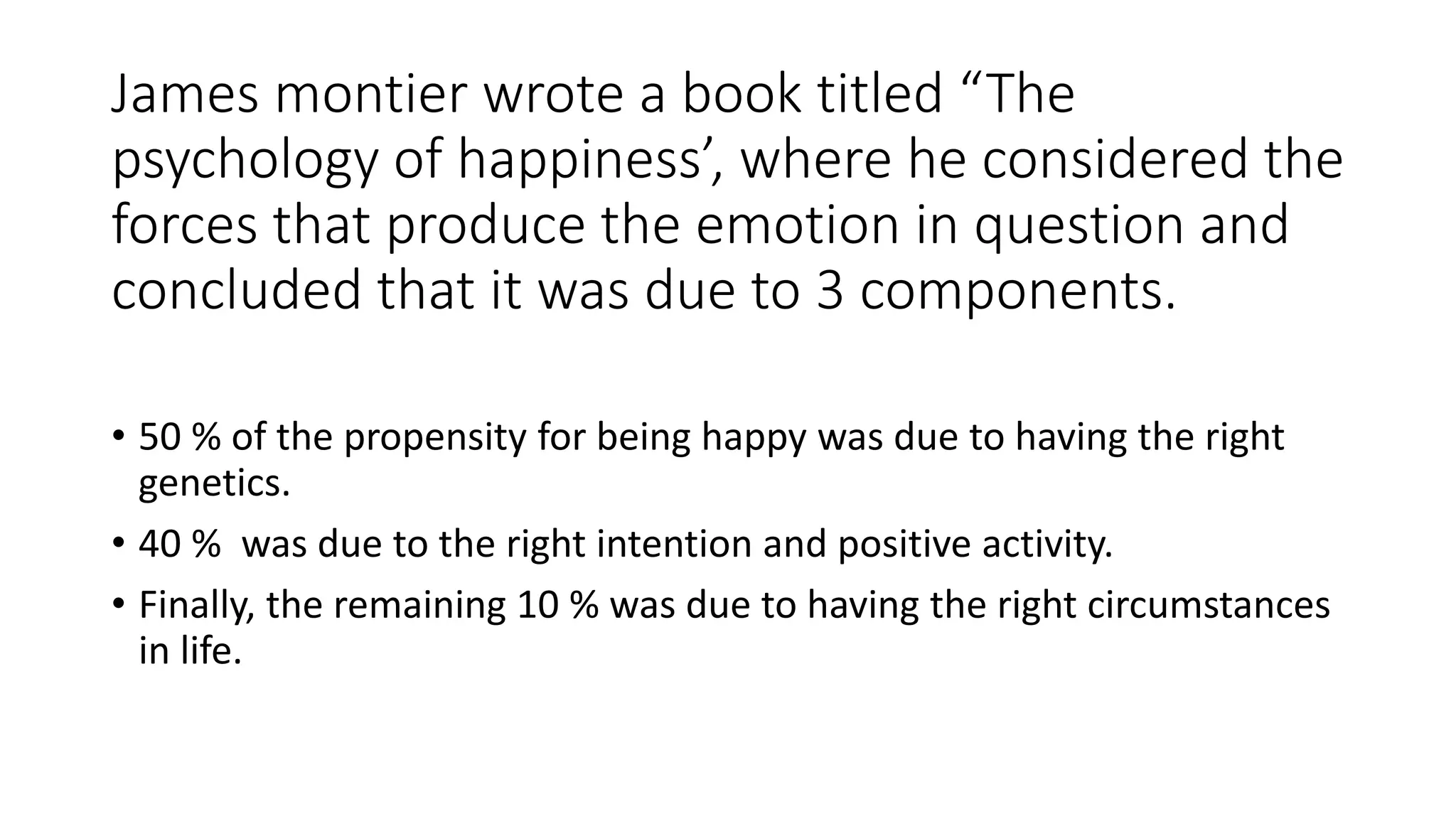 Introduction to psychology of happiness | PPTX