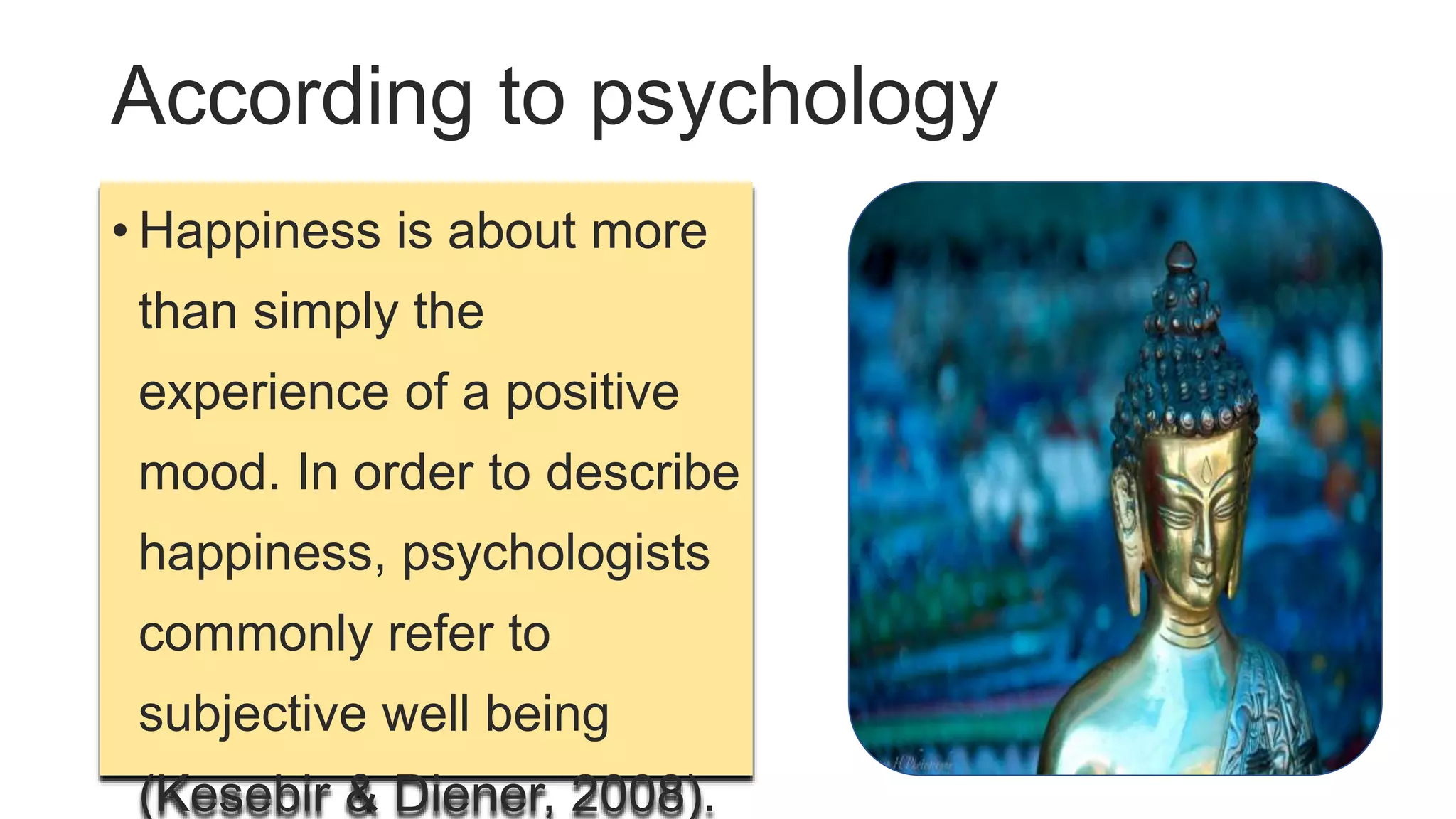Introduction to psychology of happiness | PPTX
