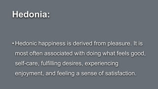 Introduction to psychology of happiness | PPTX