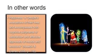 Introduction to psychology of happiness | PPTX