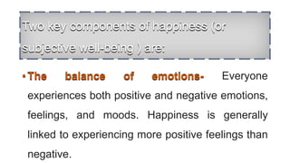 Introduction to psychology of happiness | PPTX