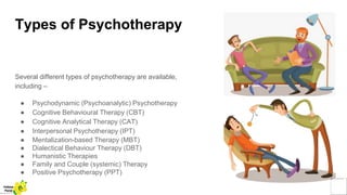 Introduction to psychotherapy | PPTX