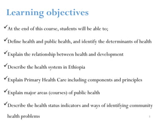Fundamentals of Public-Health principles pptx | PPTX