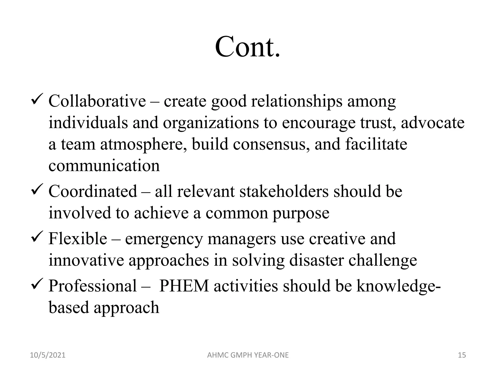 Introduction to public health emergency management | PPTX