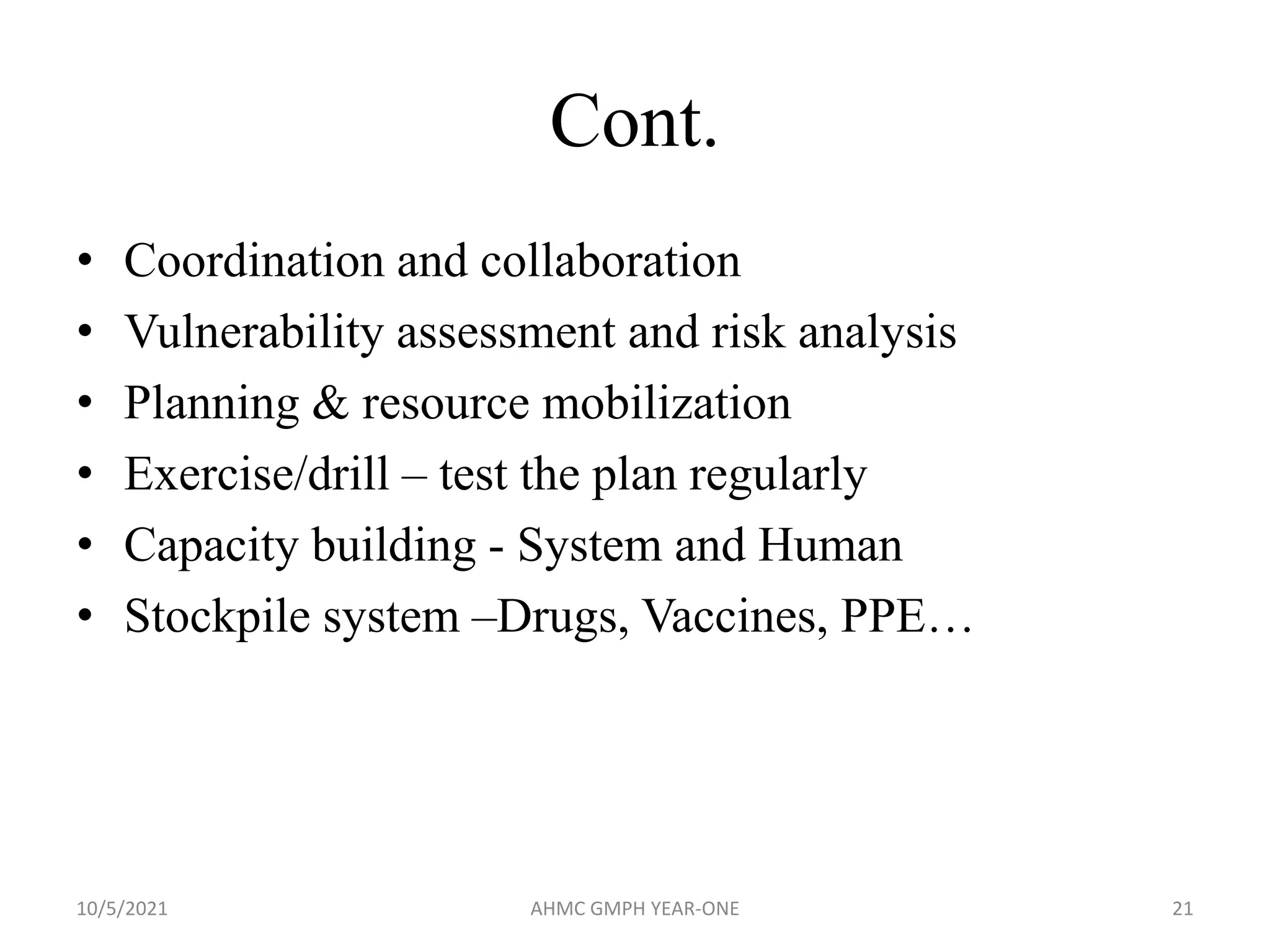 Introduction to public health emergency management | PPTX