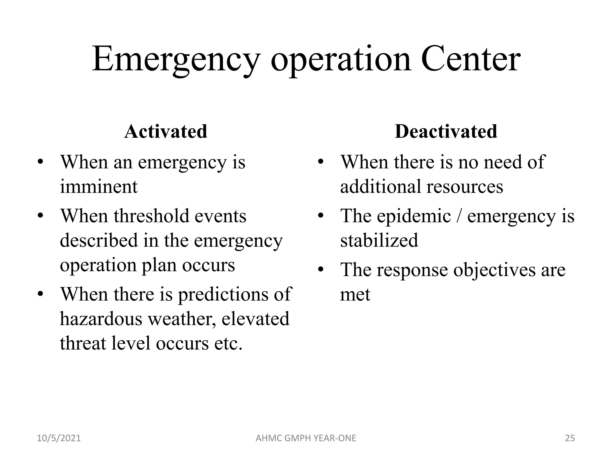 Introduction to public health emergency management | PPTX