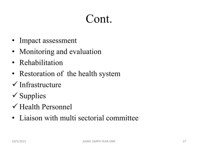 Introduction to public health emergency management | PPTX | Infectious ...