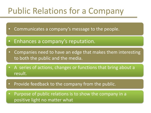 Introduction to public relations | PPT