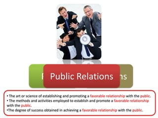 Introduction to public relations | PPT
