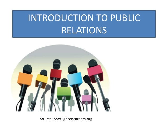 Introduction to Public Relations