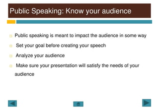 Introduction To Public Speaking | PPT