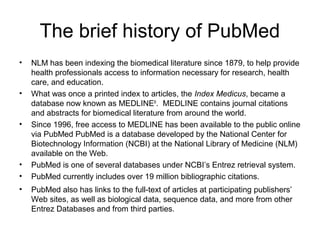 Introduction to Pubmed | PPT