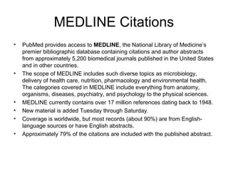 Introduction to Pubmed | PPT