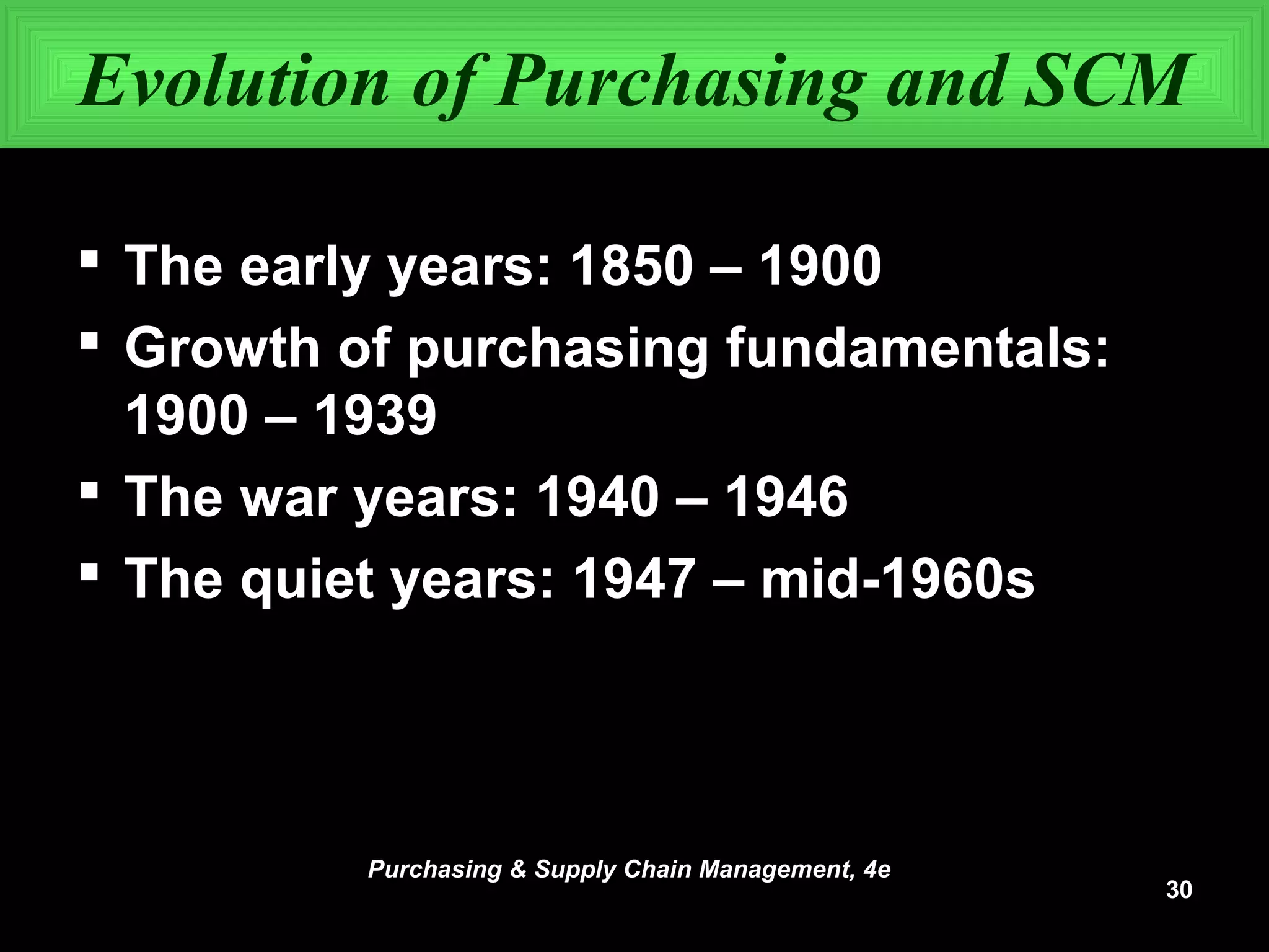 Introduction to purchasing and supply chain management | Factors ...