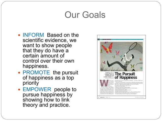 Introduction to pursuit of-happiness.org