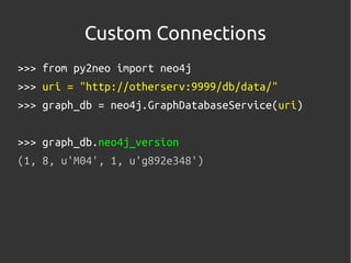 Introduction to py2neo | PPT