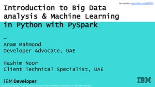 Introduction to pyspark new | POTX