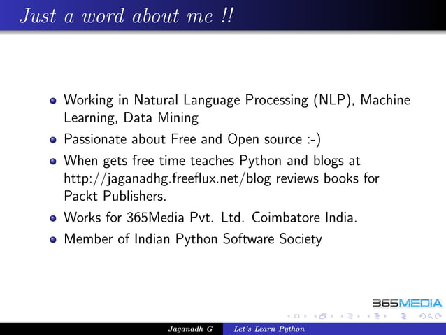 Introduction to python | PDF
