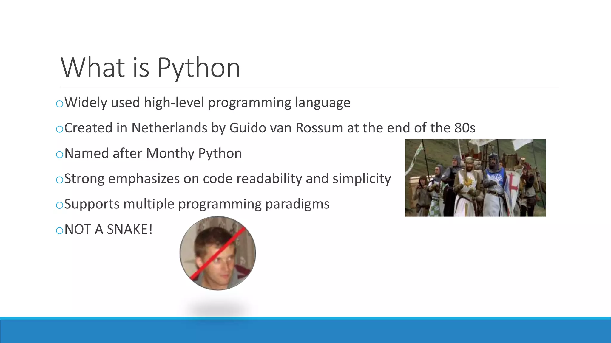 Introduction to Python | PPT