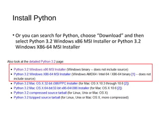 Introduction to python | PPT