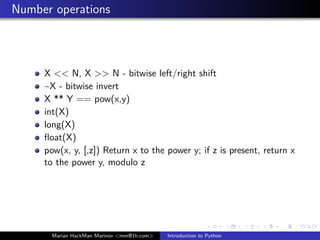 Introduction to python | PPT