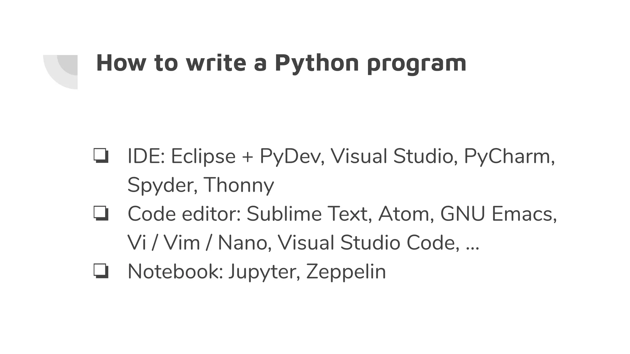 Introduction To Python Ppt