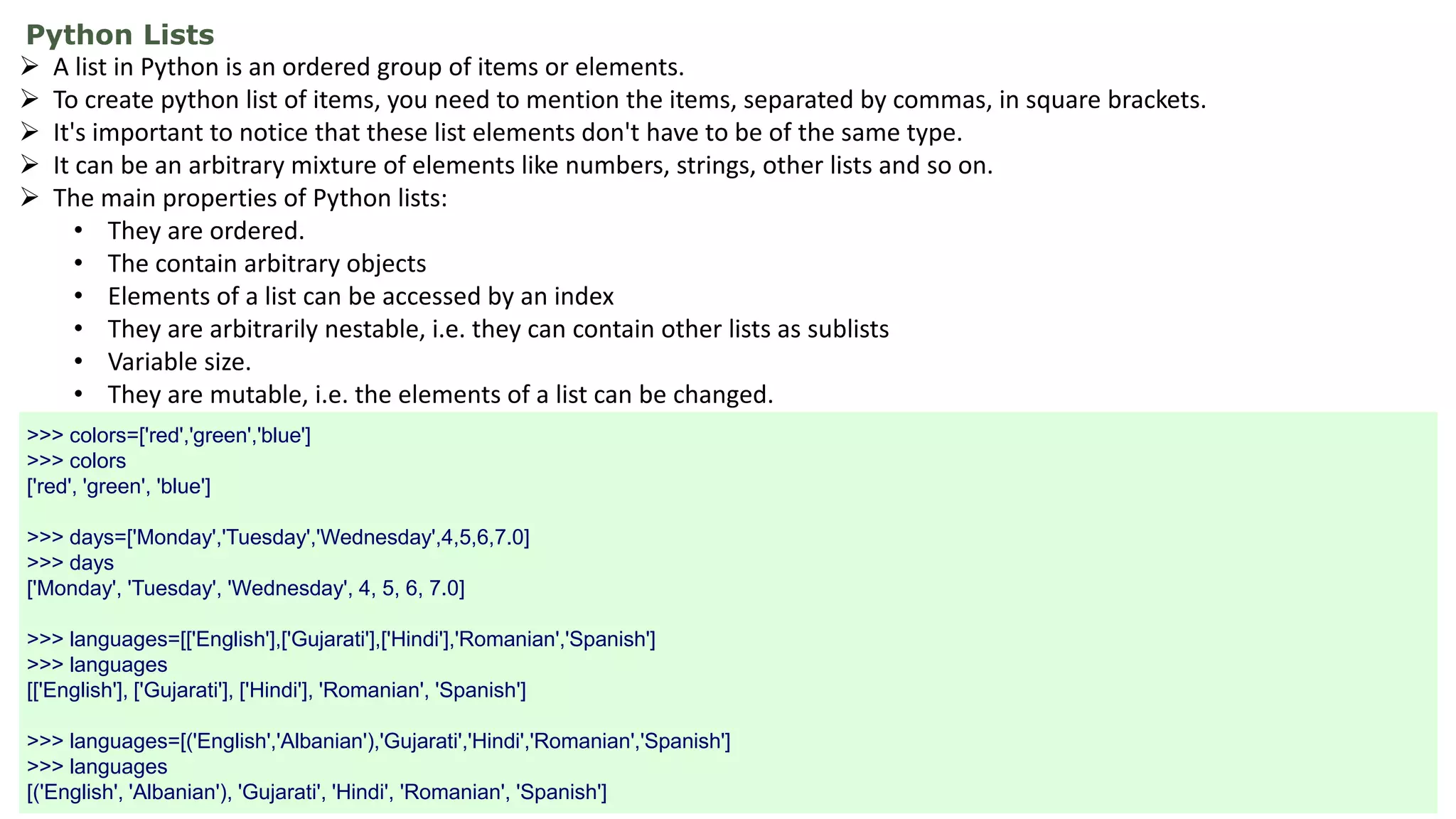 Introduction to python | PPTX