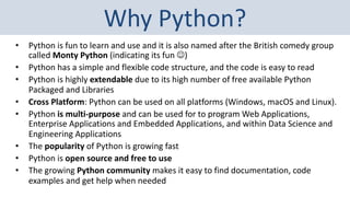 Introduction to python | PDF