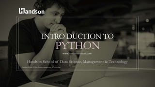 Introduction to Python | PPT