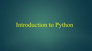 Introduction to python.pptx