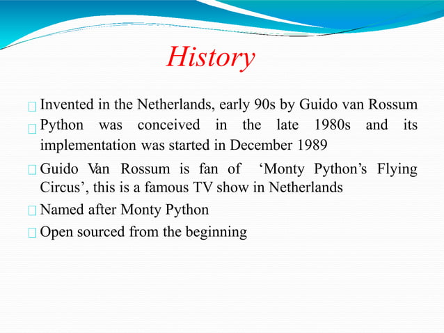 Python Tutorial Python Programming Language Ppt 3834