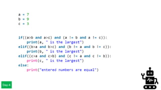 Introduction to python | PPT
