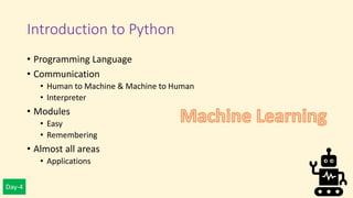 Introduction to python | PPT