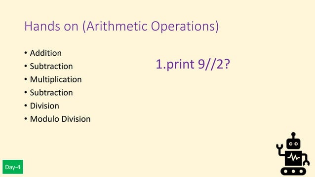 Introduction to python | PPT